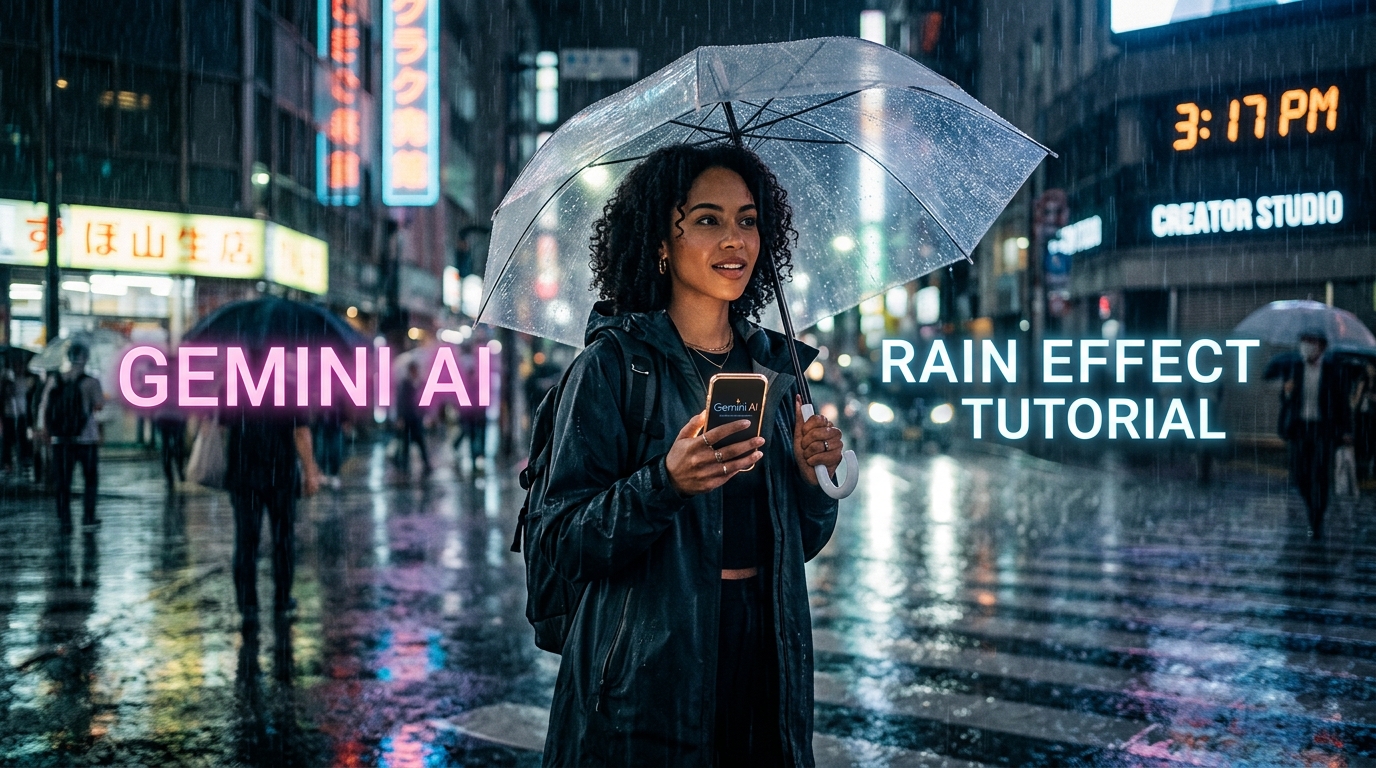 Gemini Rain AI Effect Tutorial for TikTok Creators